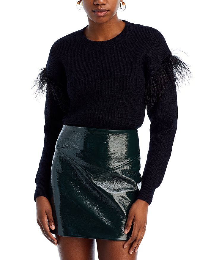 AQUA Feather Sweater - 100% Exclusive | Bloomingdale's