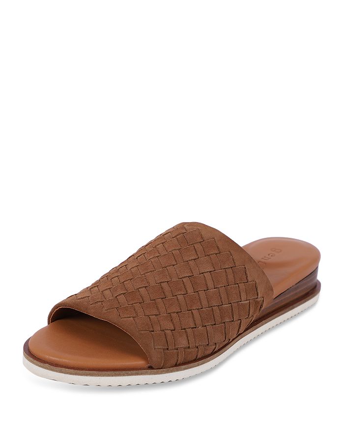 Gentle Souls by Kenneth Cole Women's Angie Woven Demi Wedge Slide ...