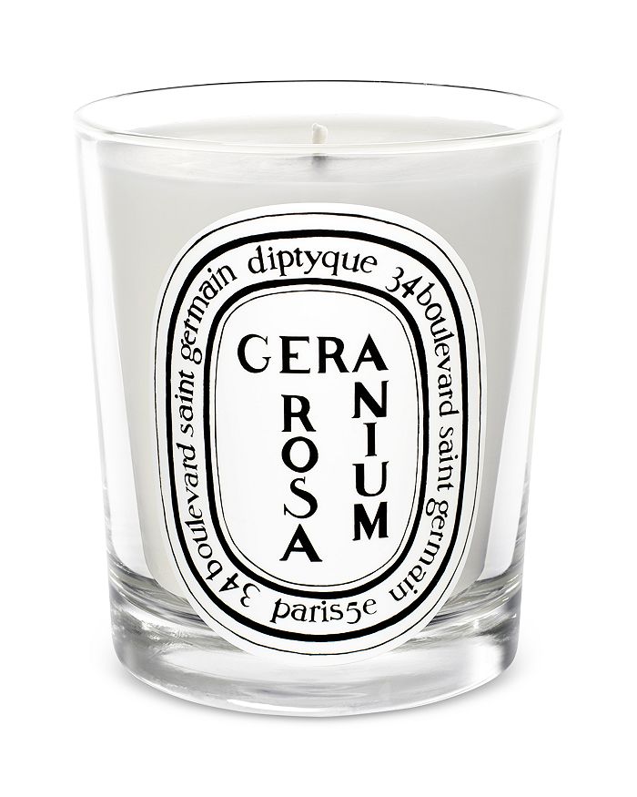DIPTYQUE Geranium Rosa (Rose) Scented Candle | Bloomingdale's