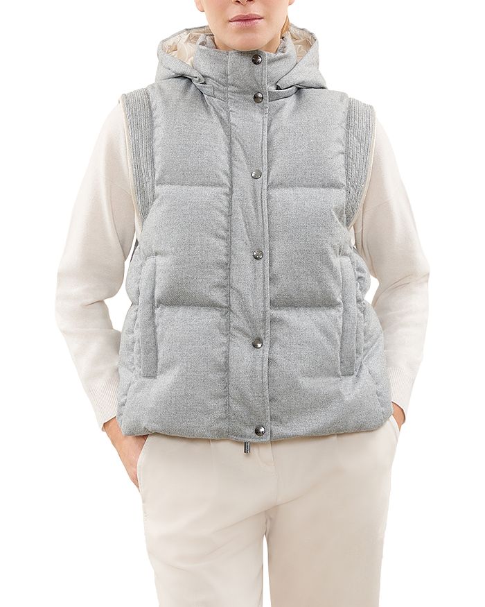 Peserico Hooded Puffer Vest | Bloomingdale's