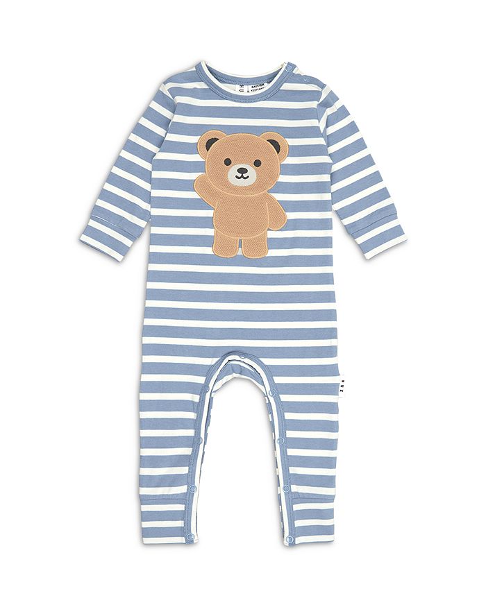 Huxbaby Unisex Hello Hux Striped Coverall - Baby | Bloomingdale's