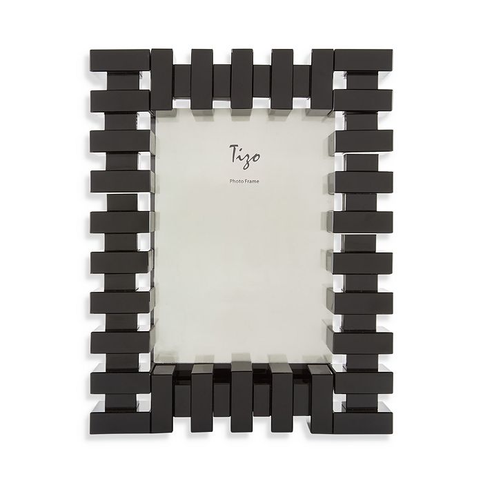 Tizo Black Crystal Glass Frame, 5" x 7" | Bloomingdale's