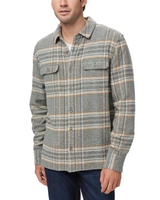 PAIGE Wilbur Flannel Overshirt | Bloomingdale's