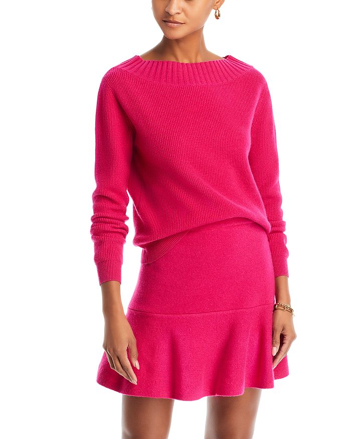 MILLY Wool Off The Shoulder Sweater | Bloomingdale's