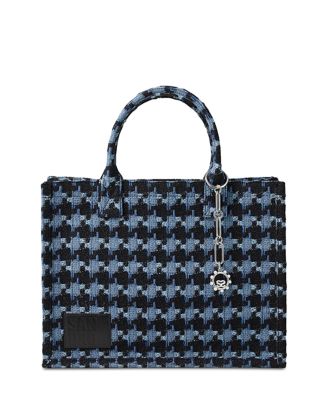 Sandro Kasbah Houndstooth Tweed Large Tote | Bloomingdale's Handbags