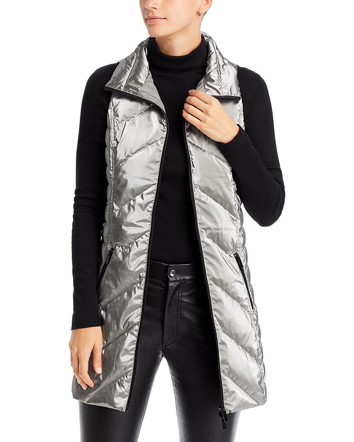 Anorak Down Chevron Quilted Vest | Bloomingdale's
