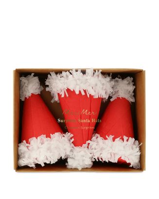 Meri Meri Santa Hat Surprise Ball, Set of 3 | Bloomingdale's