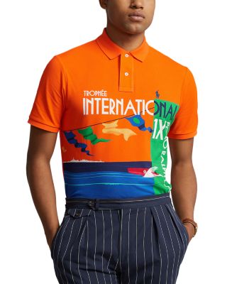 Polo Ralph Lauren Classic Fit Mesh Graphic Polo Shirt | Bloomingdale's