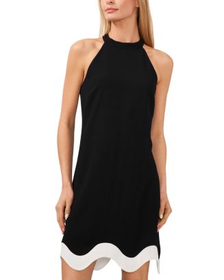 CeCe Wavy Contrast Mini Dress | Bloomingdale's