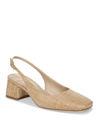 Sam Edelman Women's Terra Square Toe Slingback Pumps | Bloomingdale's