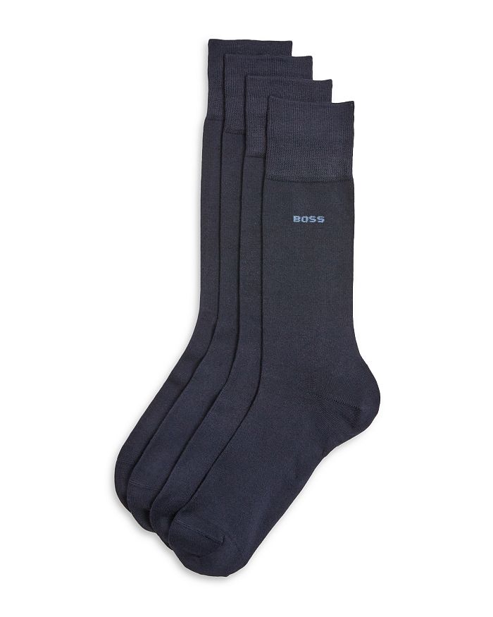 BOSS Solid Dress Crew Socks, Pack of 2 | Bloomingdale's