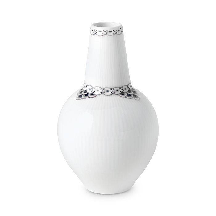 Royal Copenhagen Black Lace Vase | Bloomingdale's