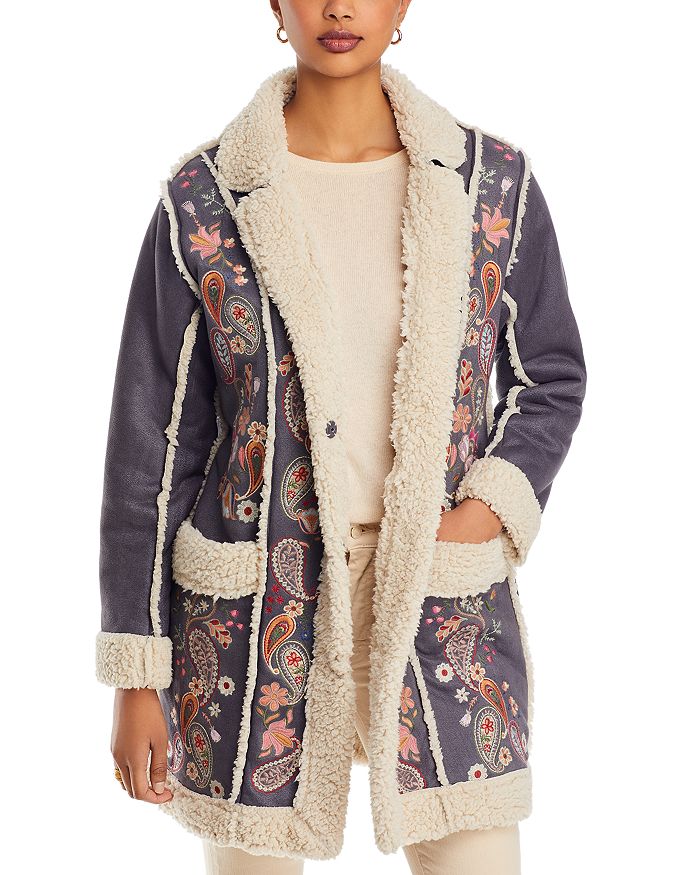 Johnny Was Lori Faux Shearling Jacket | Bloomingdale's