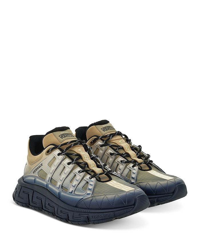 Versace Men's Trigreca Lace Up Sneakers | Bloomingdale's