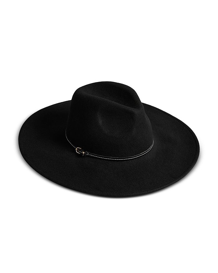 Ted Baker Buckle Trim Wool Felt Fedora | Bloomingdale's