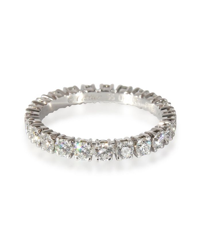 Pre-Owned Cartier Destinee Diamond Eternity Band in Platinum ...