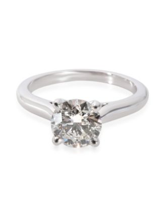 Pre-Owned Cartier 1895 Solitaire Ring Platinum | Bloomingdale's
