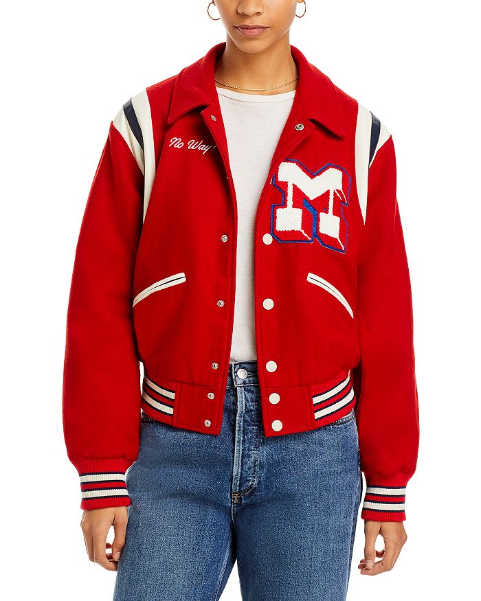 MOTHER The Boyfriend Varsity Jacket | Bloomingdale's