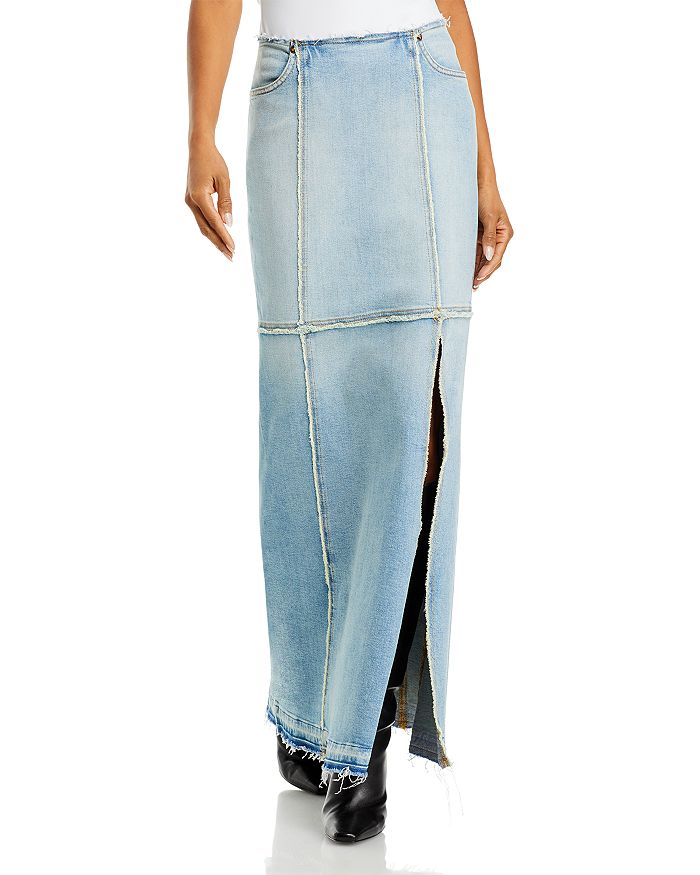 Re Done Denim Column Maxi Skirt Bloomingdale S