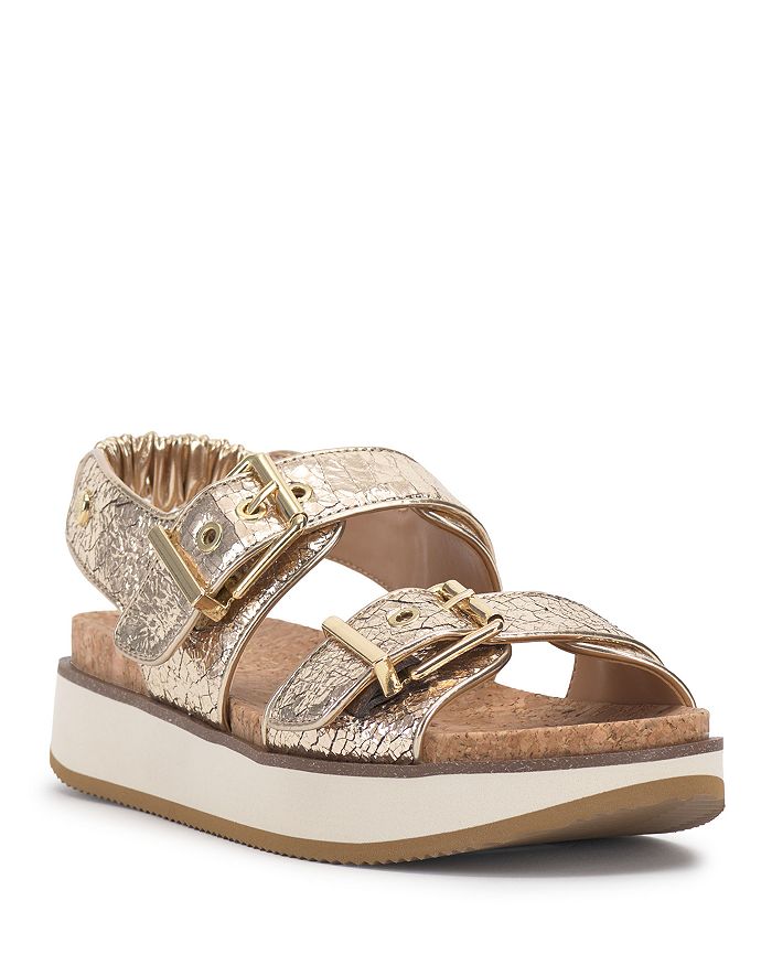 VINCE CAMUTO Women's Anivay Slip On Buckled Slingback Sandals ...