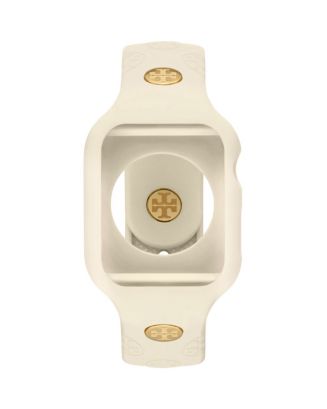 Tory Burch Apple Watch® T-Monogram White Silicone Strap, 41mm ...