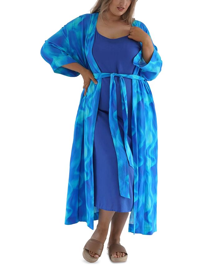 Dani Marie Plus Size Jennifer Duster Cover Up | Bloomingdale's