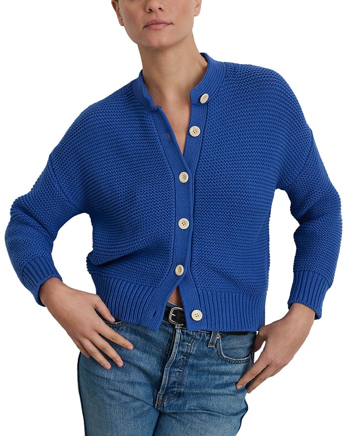 Alex Mill Nico Crewneck Cotton Cardigan | Bloomingdale's