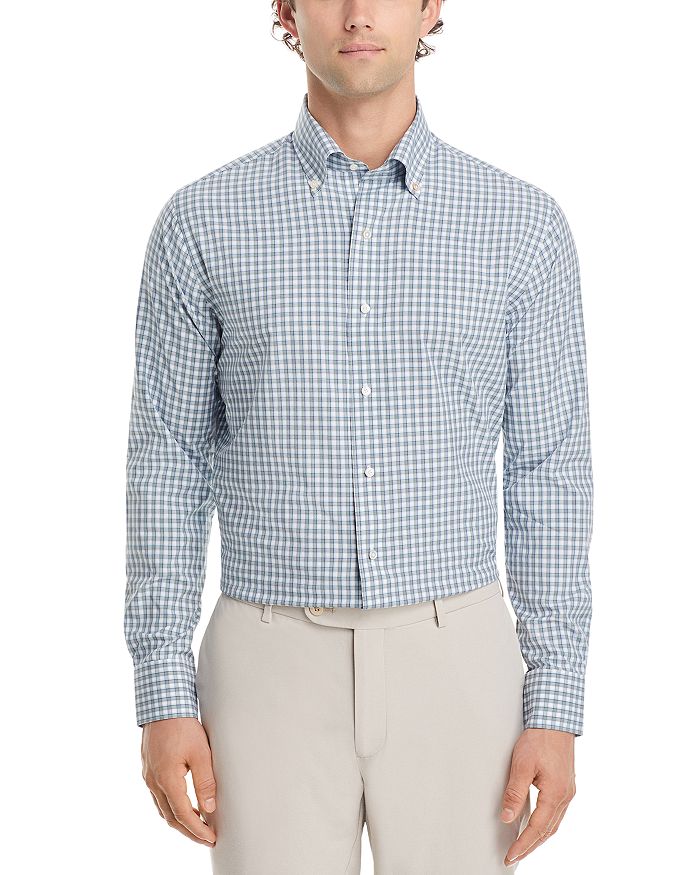 Peter Millar Crown Crafted Cole Performance Poplin Sport Shirt ...