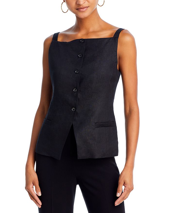 WAYF Button Up Square Neck Vest | Bloomingdale's
