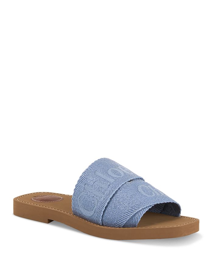 Chloé Women's Woody Logo Slide Sandals | Bloomingdale's