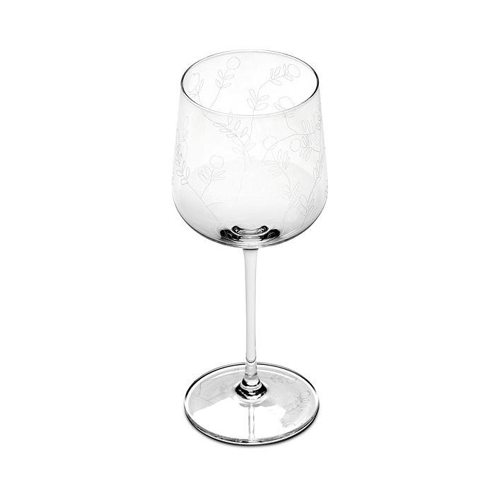 Serax White Wine Glass Mirtillo Tea Midnight Flowers by Marni ...