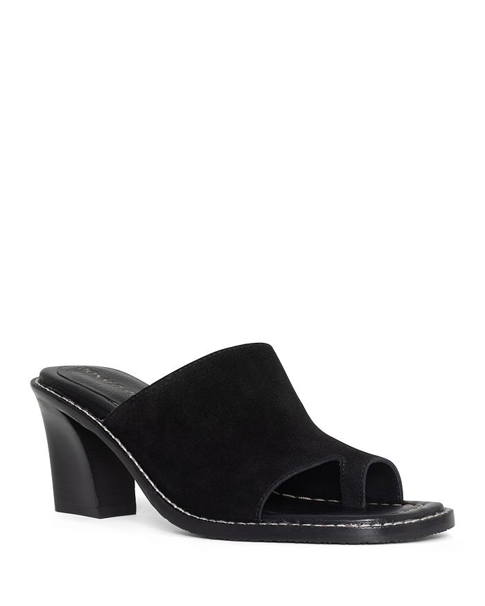 Donald Pliner Women's Suede Toe Loop Slide Sandals | Bloomingdale's