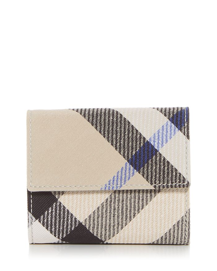 Burberry Check Trifold Wallet | Bloomingdale's