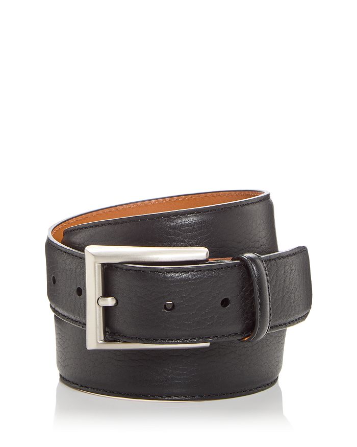 Magnanni Rocas Black Leather Belt | Bloomingdale's
