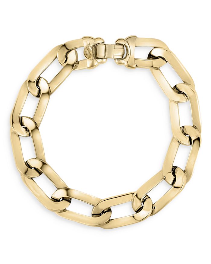 Roberto Coin 18K Gold Large Link Bracelet | Bloomingdale's