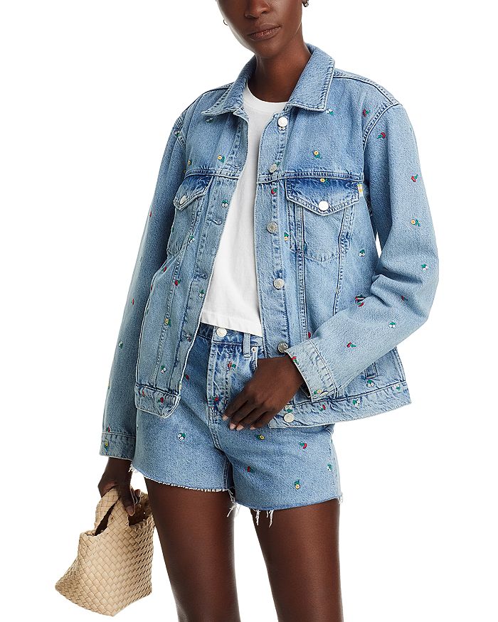 Rails Grove Embroidered Denim Jacket | Bloomingdale's