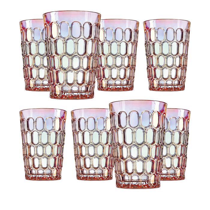 Godinger Rex Pink Highball Glasses, Set of 8 | Bloomingdale's