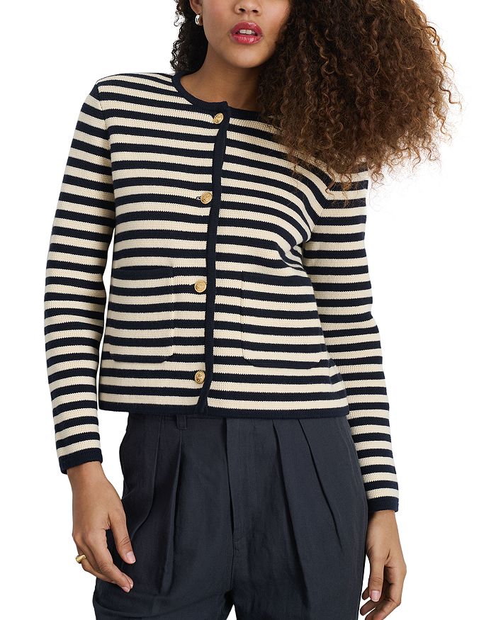 Alex Mill Paris Striped Sweater Jacket | Bloomingdale's