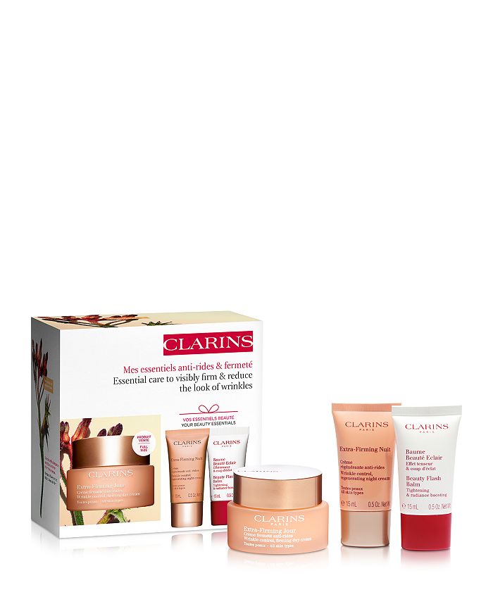 Clarins Extra-Firming & Smoothing Skincare Starter Gift Set ($141 value ...