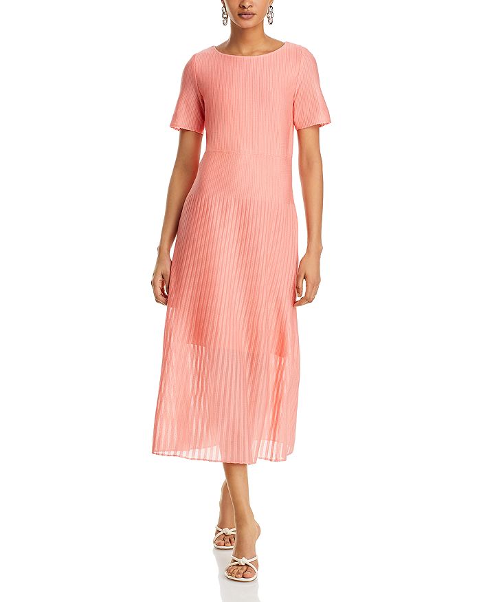 Misook Burnout Knit Midi Dress | Bloomingdale's