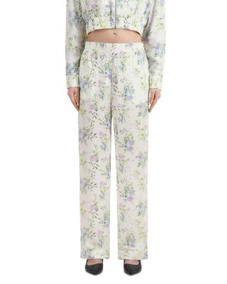 The Kooples Floral Print Pants | Bloomingdale's
