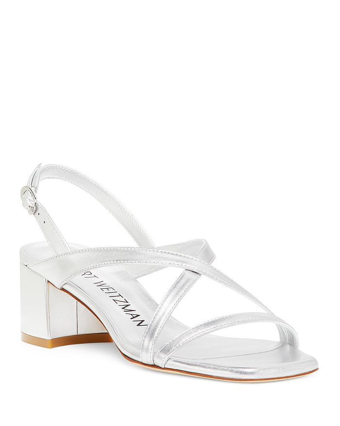 Stuart Weitzman Women's Oasis 50 Block Sandals | Bloomingdale's