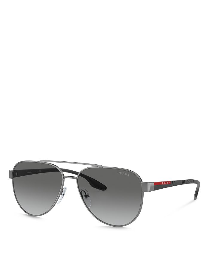Prada Aviator Sunglasses, 58mm | Bloomingdale's