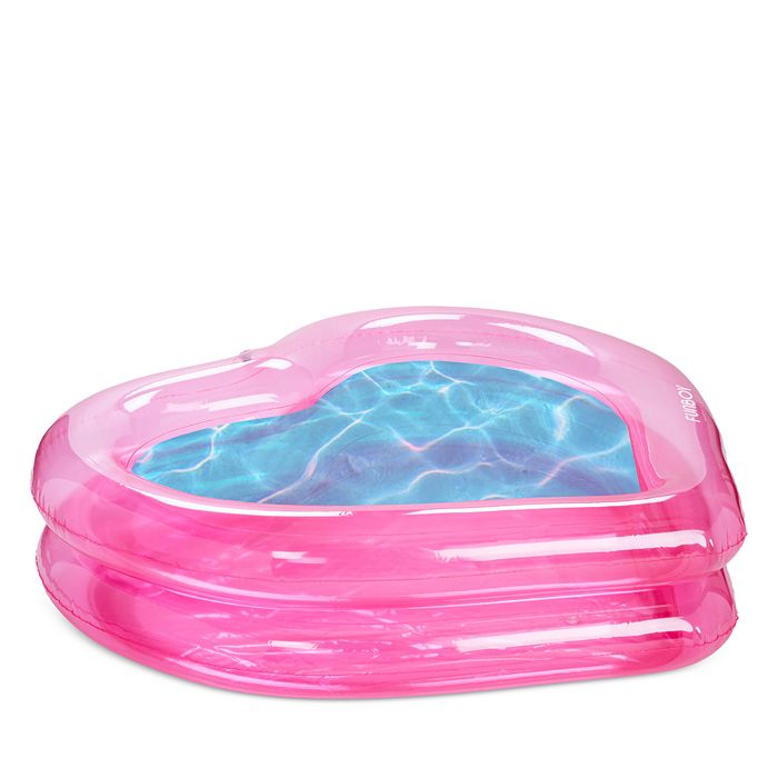 Funboy Clear Pink Heart Inflatable Pool | Bloomingdale's