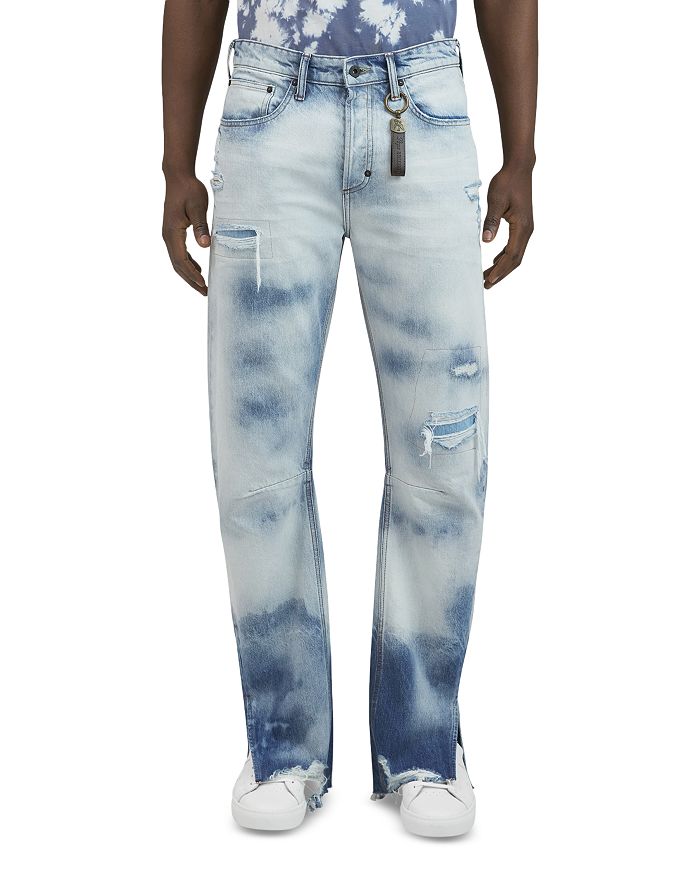PRPS Hiroshima Relaxed Fit Distressed Jeans in Indigo Blue | Bloomingdale's