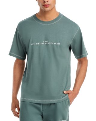 Hugo Dribes Short Sleeve Crewneck Logo Tee