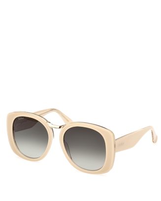 Max Mara Bridge Gradient Round Sunglasses, 55mm | Bloomingdale's