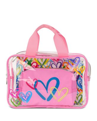 Iscream Girls' Corey Paige Hearts Cosmetic Bag Trio | Bloomingdale's