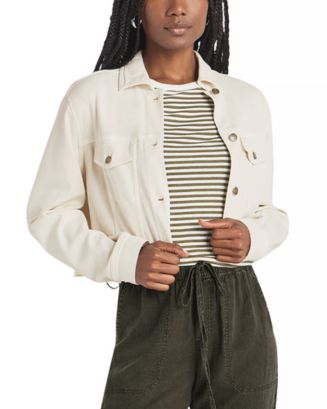 Splendid Mavis Button Front Cropped Jacket | Bloomingdale's