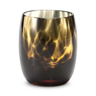 Labrazel Tortoise Glass Tumbler | Bloomingdale's Home